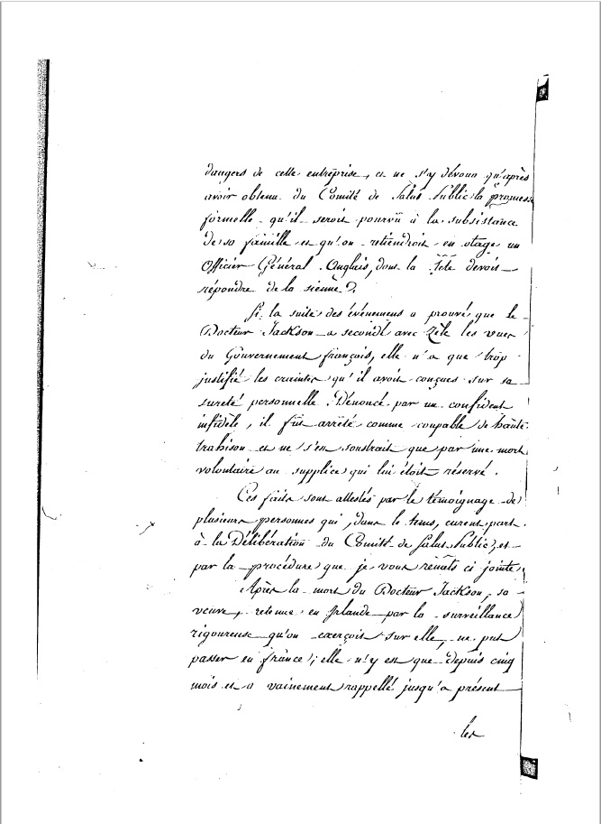 The Silver Bowl: 1802 Elizabeth JACKSON letters