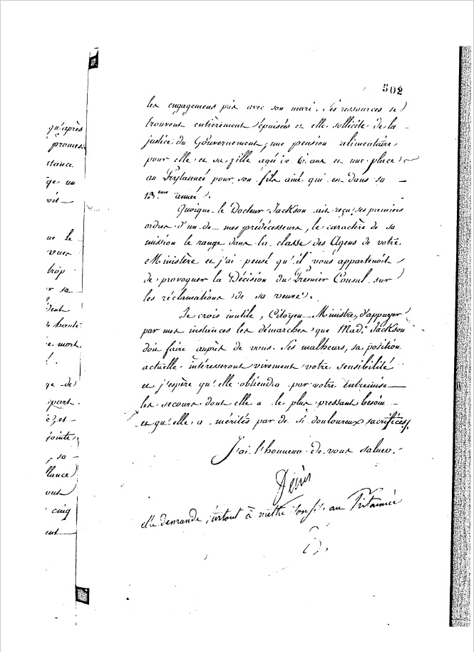 The Silver Bowl: 1802 Elizabeth JACKSON letters
